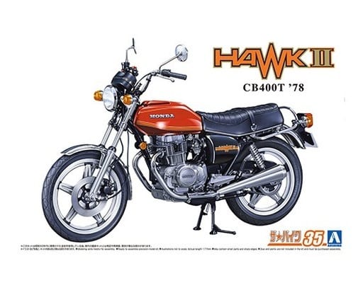 1/12 Honda CB400T HAWK-II' 78 "The Motorcycle Series No. 35" [063040 ...
