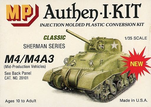 1/35 M4/M4A3 "Authen-I KIT" [20101] | Toy Hobby | Suruga-ya.com