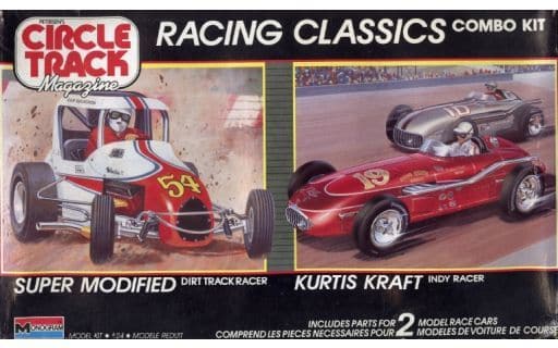 Plastic model 1/24 RACING CLASSICS COMBO KIT SUPER MODIFIED DIRT TRACK ...