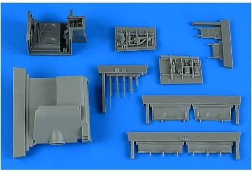 1 48 Harrier T 2 T 4 T 8 Landing Gear Hangar For Kinetic Detail Up Parts [ars4872] Toy
