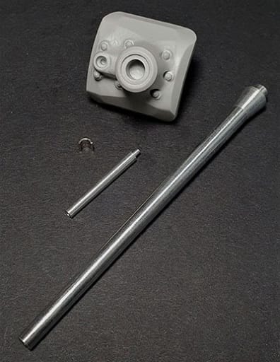 1/35 Germany / Mouse / 12.8 cm Kwk44/7.5 cm Kwk44 Tank Gun & Shield ...