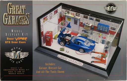 1/43 Dutch Viper GTS Garage Set (Blue) [04051B/8000] | Toy Hobby ...