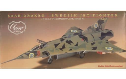 1/48 SAAB DRAKEN SWEDISH JET FIGHTER "Classic REPLICA SERIES" [2210-13 ...