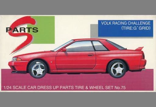 Plastic model 1/24 VOLK RACING CHALLENGE G' GRID Tire & Wheel Set "S ...