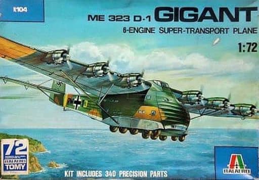 [Box Broken] 1/72 ME 323 D-1 GIANT -ME 323 D-1 GIANT - [N. 104] | Toy ...