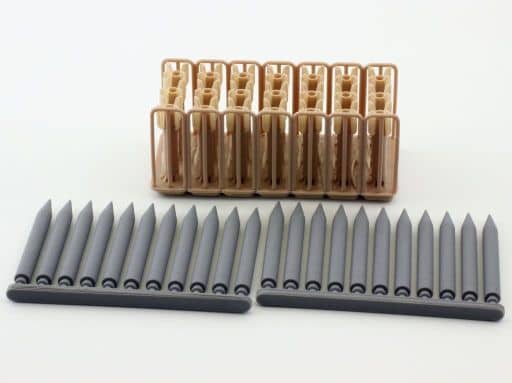 1/35 WWII M-20 Rocket Gun Set for Soviet band for hair 21 pcs ...