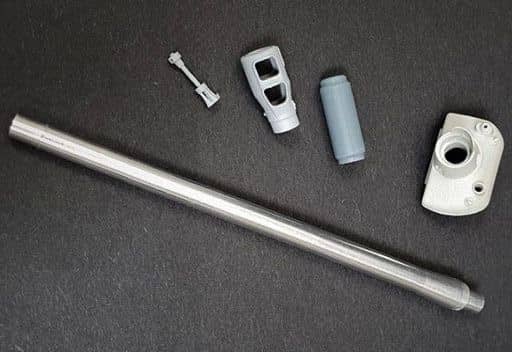 Plastic model 1/35 Russia T-10A Heavy Tank 122mmD-25 Tank Gun & Shield ...