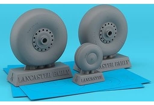 1/48 Avro lancaster Initial Type Self Weight Deformation Wheel Detail ...