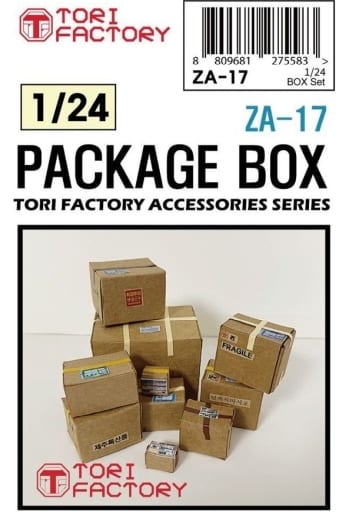 Plastic model 1/24 home delivery box Set (36 Pieces) [ZA-17] | Toy ...