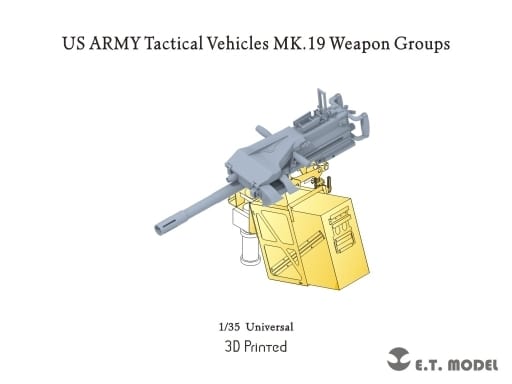 1/35 Working America Mk. 19 Car-mounted 40 mm GrenAde Launcher Detail ...