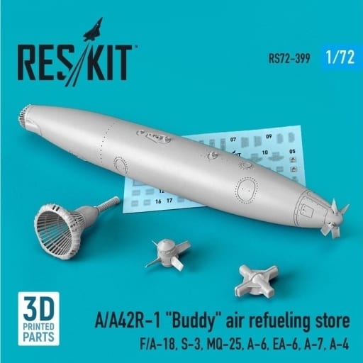 1/72 A/A42R-1 "Buddy" Aerial Refueling Pod Detailed Up-Parts [RSK72 ...