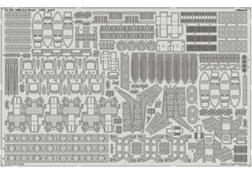 1/350 HMS Ark Royal 1939 Part I Etching Parts (for Ilab Kit) [EDU53305 ...