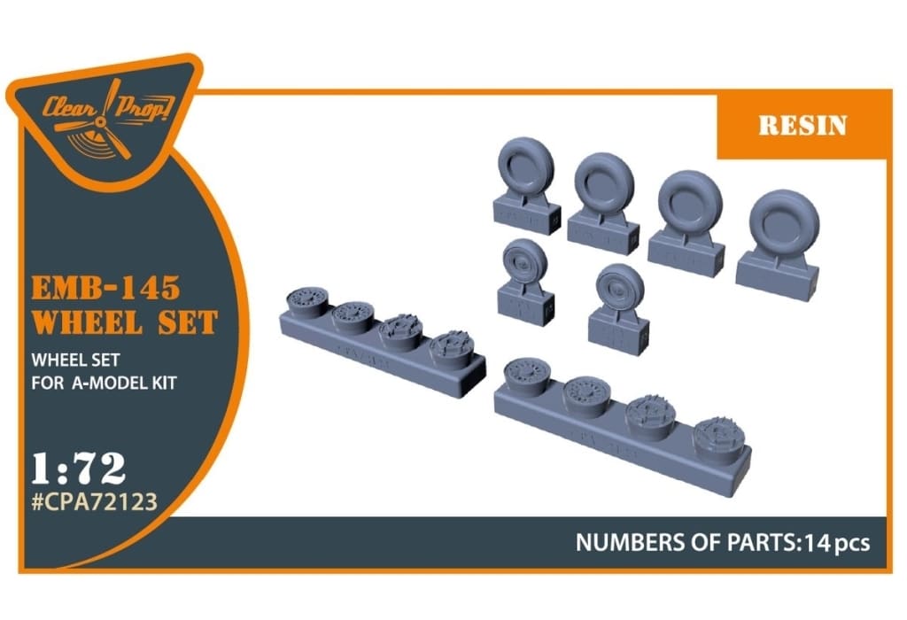 1/72 EMB-145 Wheel Set (For A Model / Sova-M) Detail-Up Parts ...