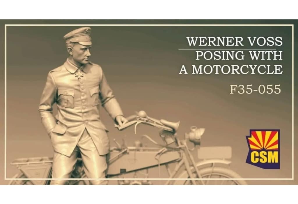 1/35 Werner Foss (for Vandallah Military Motorcycle) Garage Kit ...