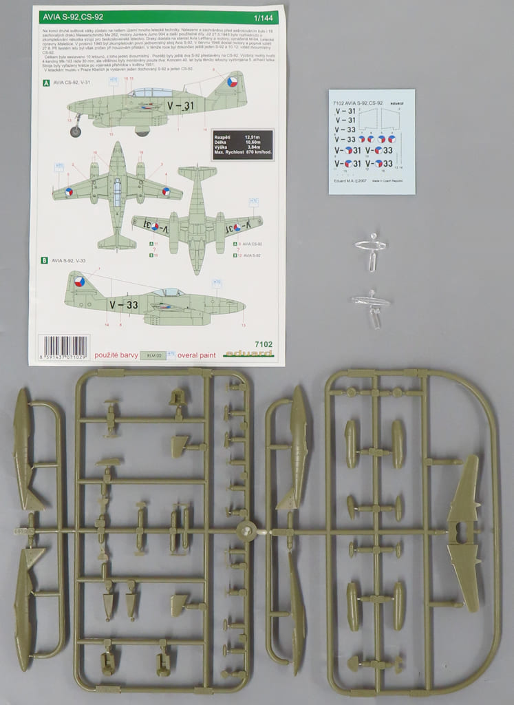 1/144 AVIA S-92 CS-92 [7102] | Toy Hobby | Suruga-ya.com