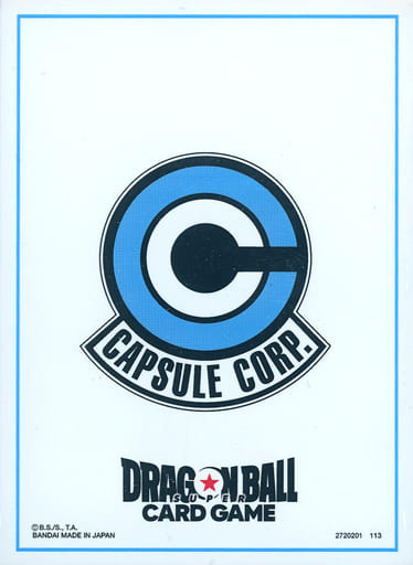 Dragon Ball Super Card Game Official Card Sleeve Capsule Corporation ...