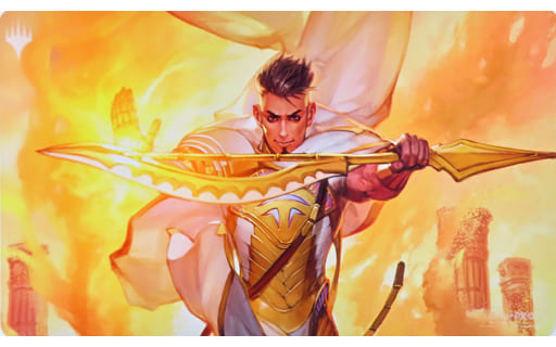 MTG Playmat Basri Ket / Basri Ket Prema & Sleeve Get! Year End Standard ...