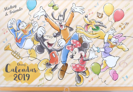 Mickey and Friends Enjoy Wall Calendar 2019 limited to Disney Store ...