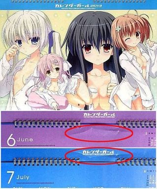 Calendar [No Telephone] Naru Nanao Calendar Girl 2013 -Nanao Naru Illustration Calendar - 2013 ...
