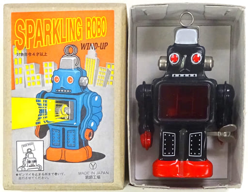 SPARKLING ROBO WIND-UP - Sparkling Robo Wind-Up - Black | Toy Hobby ...
