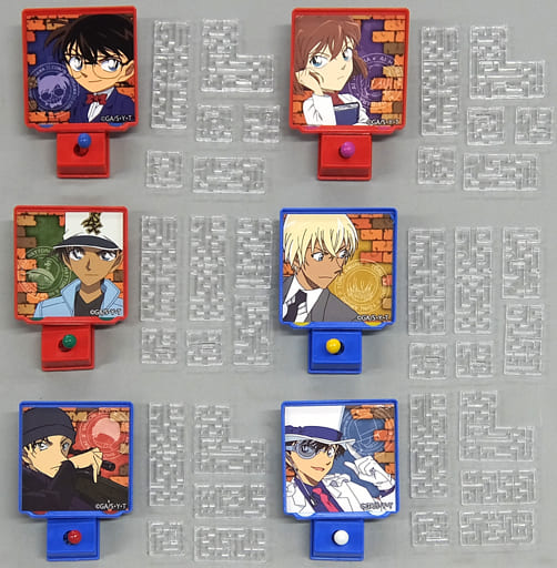 6-piece set "CASE CLOSED Capsule Maze Game" | Toy Hobby | Suruga-ya.com