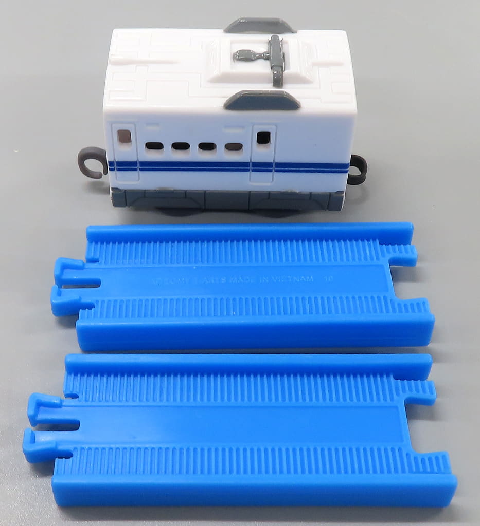 Shinkansen N700S (middle car) + 2 straight rails "Capsule Plarail Let's ...