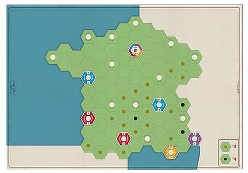 Age of Steam Pola Expansion : France/Poland Maps (Age of Steam Deluxe ...