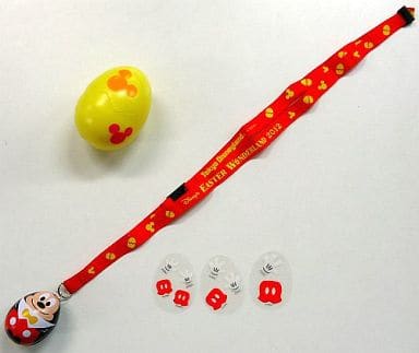 Mickey (Yellow) Easter Egg Set neck strap "Disney Easter Wonderland ...