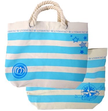 Striped Pattern Leisure Tote Bag "Utano Prince Sama ♪ MajLOVE 2000% ...