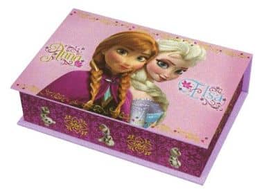 "FROZEN" music box with Elsa & Ana (pink) premium accessory case ...