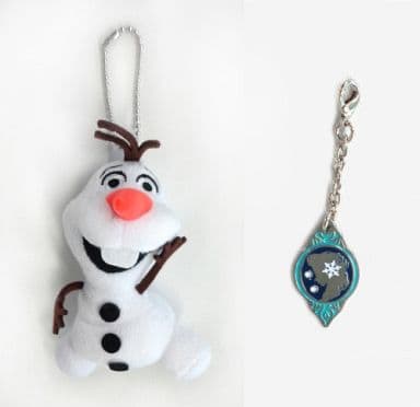 Key Holder Mascot (Character Actor) Olaf Plush toy strap "Frozen ...