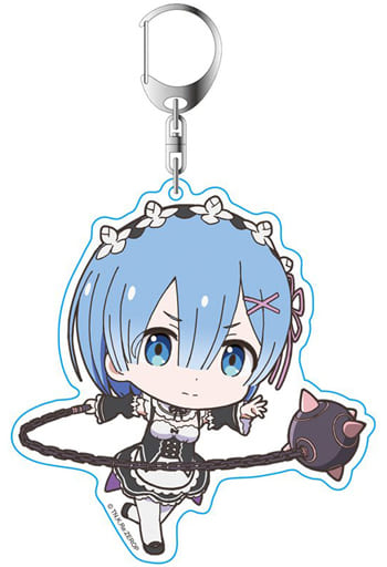Key Holder Mascot (Character Actor) Rem (attack) Puchi This! Acrylic ...
