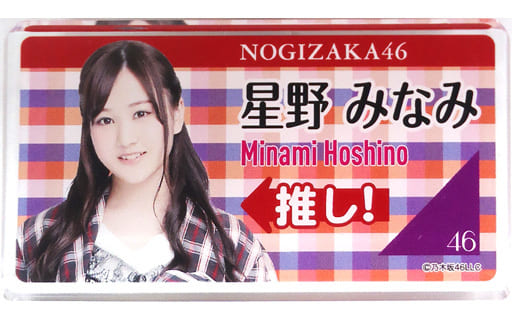 Minami Hoshino (Nogizaka46) individual name plate "Influencer" | Goods ...