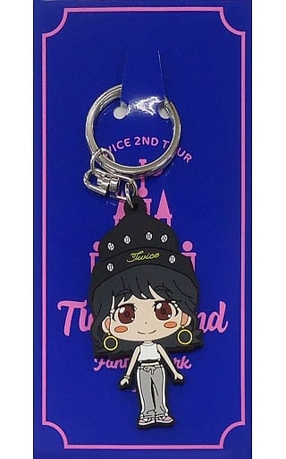 Keyholder mascot (female) Momo rubber key ring "TWICE 2nd TOUR ...
