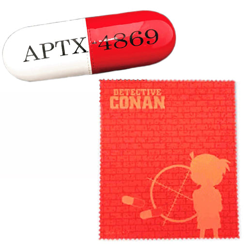 Household goods (Character Kuta) Apotoxin glasses case "Detective Conan ...
