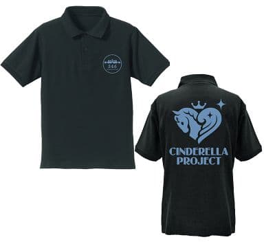 346 Pro Polo Shirt Black XL Size 「 idol Master Cinderella Girls ...
