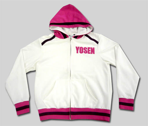 Yosen High School Jersey Style Hoodie Pink x White, M size "Kuroko's ...