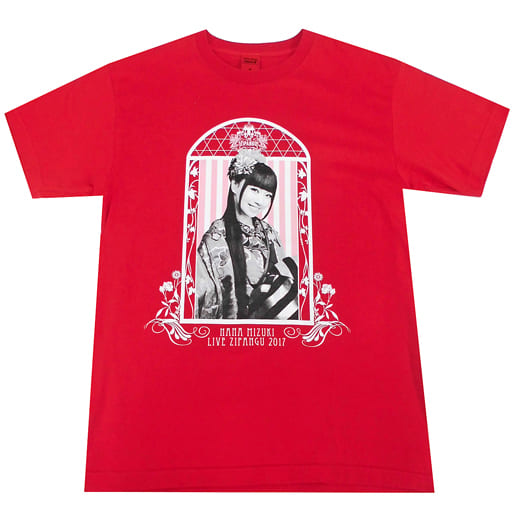 Nana Mizuki ZIPANG-LIMITED TEE (T-Shirt) red M size "NANA MIKI LIVE ZIPANGU 2017" Limited to the ...