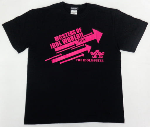 Idol Master T-Shirt Black L Size "THE IDOLM@STER M @ STERS OF IDOL ...