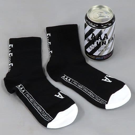 AAA Canned Socks Black Short (23 cm ~ 25 cm) "AAA FAN MEETING ARENA ...