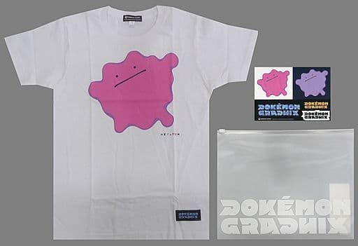 T-Shirt (Character Kuta) Ditto POKEMON GRAPHIX Tee (T-shirt) White L ...
