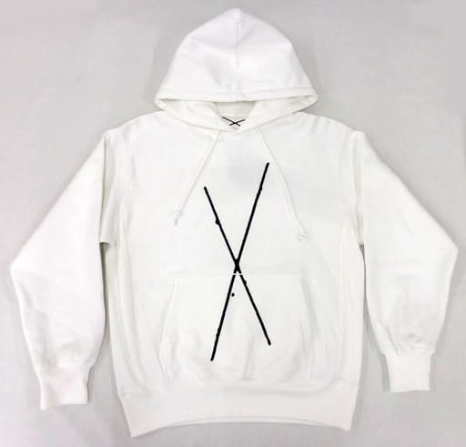Gen Hoshino "X (Kiss)" Hoodie (Parker) White M size "Gen Hoshino x ...