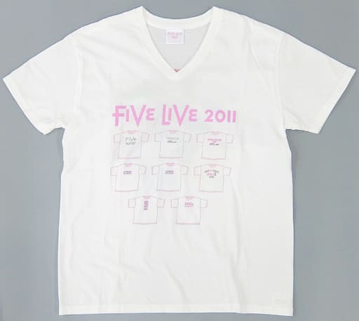 Five T-Shirt White "Five Live 2011" | Goods / Accessories | Suruga-ya.com