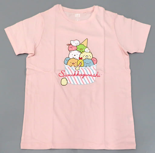 Clothing Set (Cup Ice Cream) T-Shirt Pink 160 cm "Sumiko Garashi x ...