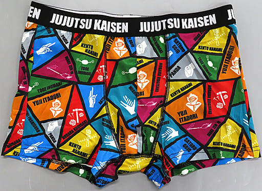Set (Icon / Rubber : Alphabet) Boxer Briefs L Size "Jujutsu Kaisen ...