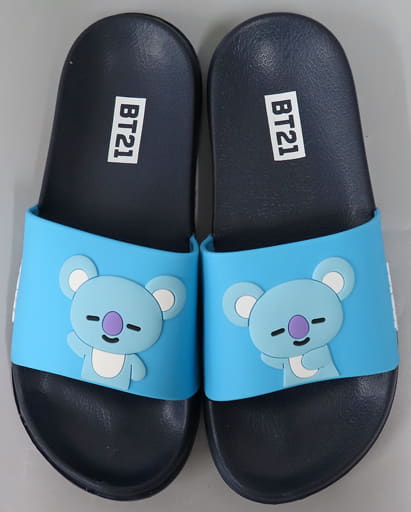 Clothing KOYA Sandals (Light Blue x Black) M Size "BT21 x Shimamura ...