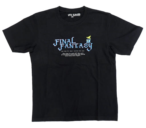 Final Fantasy UT Graphic T-Shirt (Short-Sleeved, Regular Fit) Black Men ...