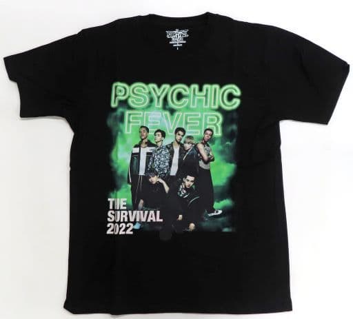 T-shirt PSYCHIC FEVER THE SURVIVAL RAP Tee (T-shirt) black L size "THE ...