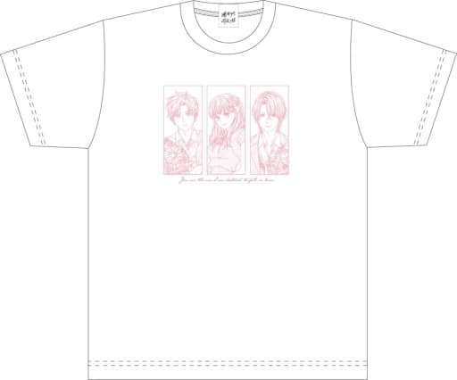 T-shirt T-Shirt Drawn by Hitoshi, Yuki and Iori, White L Size "Story of ...
