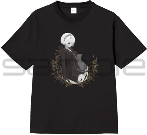 2B Shirt Black L Size "NieR : Automata Ver1.1a" | Goods / Accessories ...